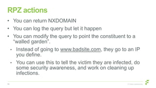 HITCON 2017: Building a Public RPZ Service to Protect the World's ...