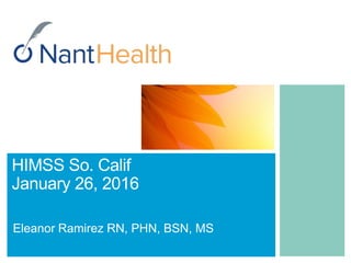 Eeleanor Ramirez, ONantHealth | PPT