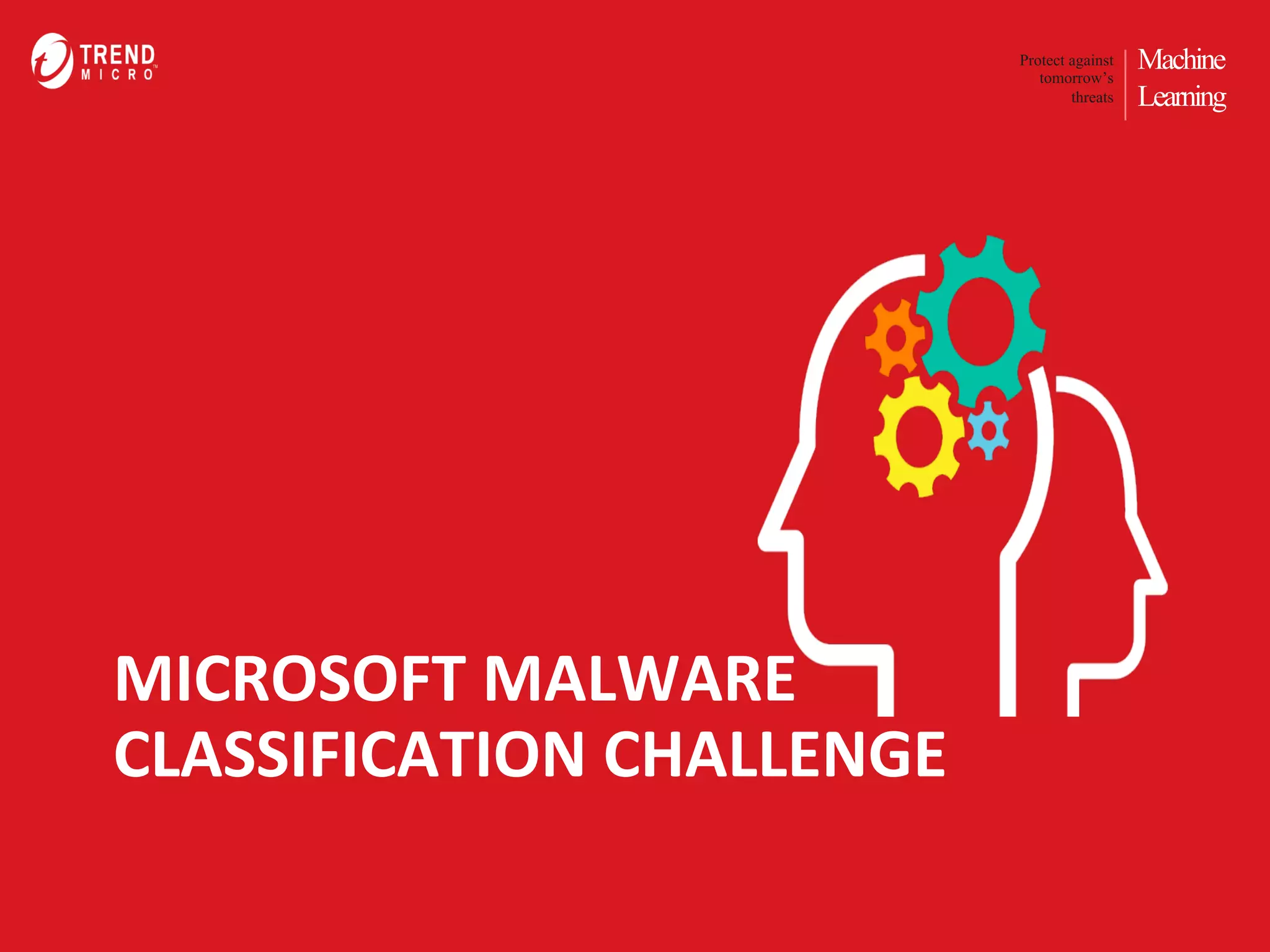 基於機器學習的惡意軟體分類實作：Microsoft Malware Classification Challenge 經驗談 | PPT