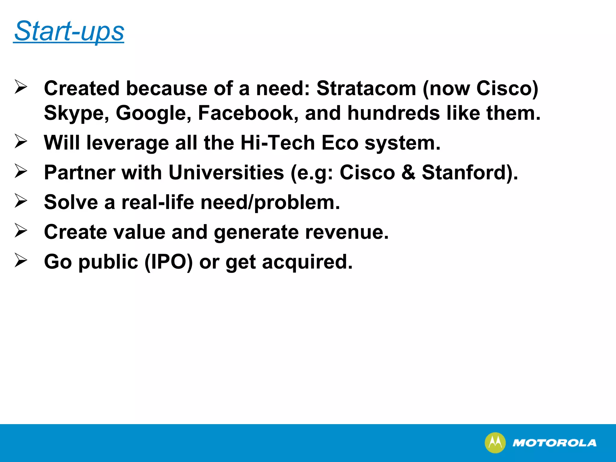 Hi Tech Eco System Ray Milhem | PPT