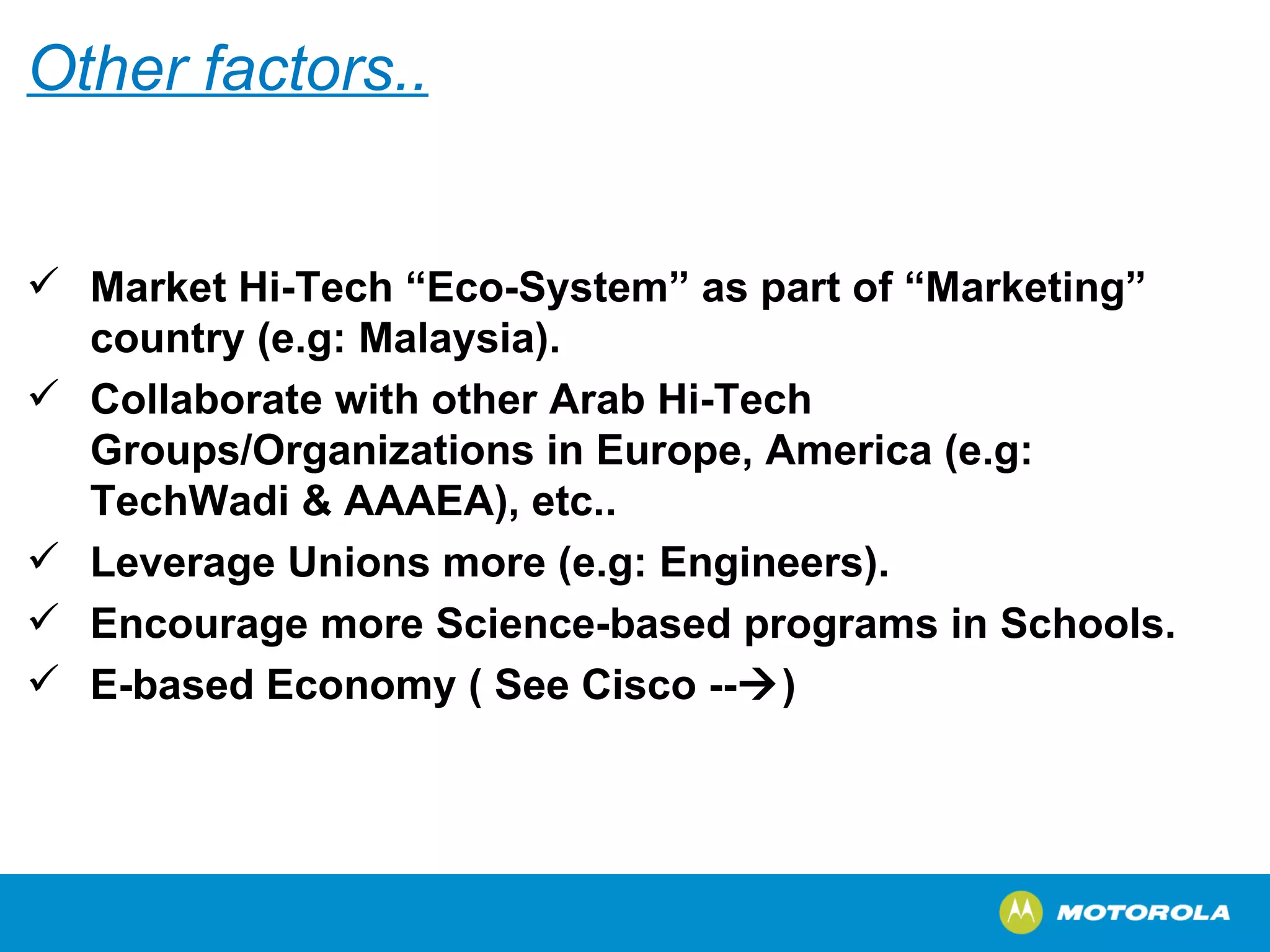Hi Tech Eco System Ray Milhem | PPT