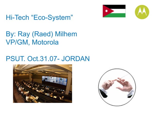 Hi Tech Eco System Ray Milhem | PPT