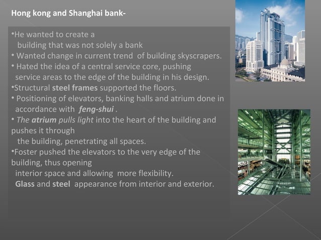Hi- tech Architecture and its pioneering architects, Norman Foster , Richard Rogers , Renzo ...