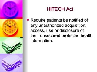 Hitech Act | PPT