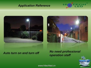 Hitechled integrated solar led street light vs other street lights | PPT