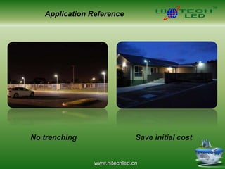 Hitechled integrated solar led street light vs other street lights | PPT