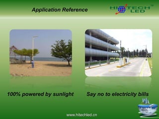 Hitechled integrated solar led street light vs other street lights | PPT
