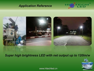 Hitechled integrated solar led street light vs other street lights | PPT