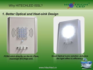 Hitechled integrated solar led street light vs other street lights | PPT