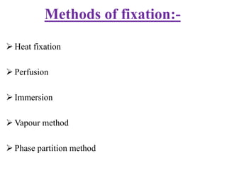 Fixatives used in histopathology | PPTX