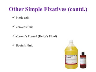 fixatives used in histopathology | PPT