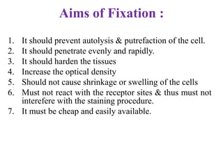 fixatives used in histopathology | PPT