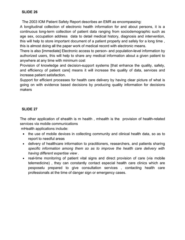 Health Informatics Terminologies: an Introduction Transcript. | DOC | Computing | Technology ...