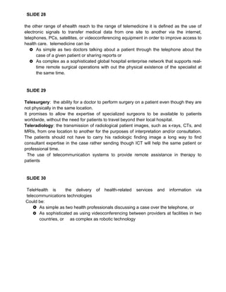 Health Informatics Terminologies: an Introduction Transcript. | DOC