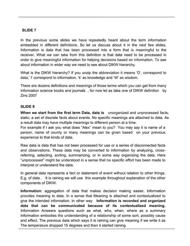 Health Informatics Terminologies: an Introduction Transcript. | DOC | Computing | Technology ...