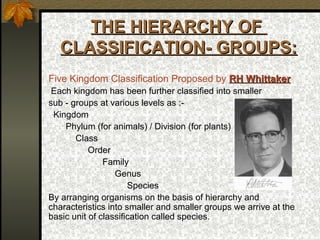 DIVERSITY IN LIVING ORGANISMS | PPT