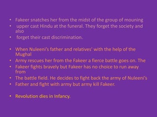 Fakeer of Jungheera Story overveiw | PPTX