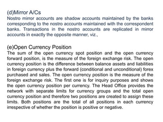 Treasury role in International Banking and global scenario | PPTX