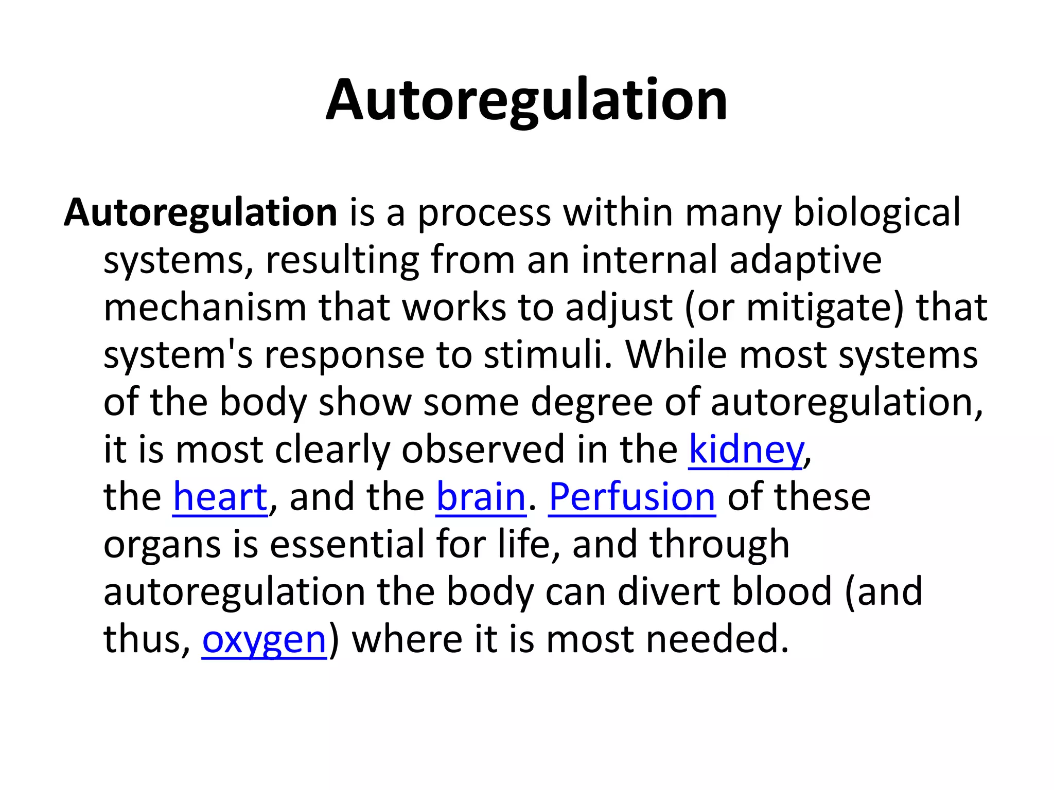 Types of Heart Activity (Autoregulation of heart) | PPTX
