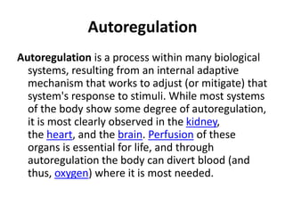 Types of Heart Activity (Autoregulation of heart) | PPTX
