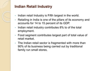 Retail industry in india | PPTX