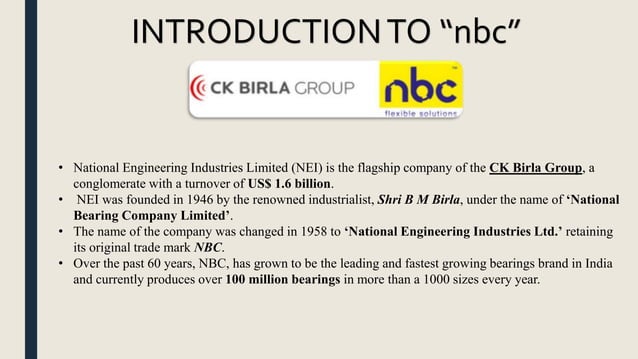 NBC Training Presentation | PPTX