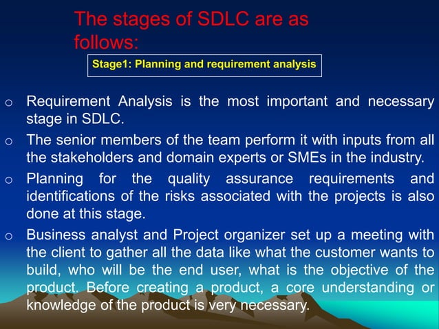 structure of SDLC.ppt | Operating Systems | Computer Software and ...