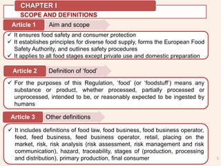 EU Food Safety Standards - Regulation 178 of 2002, Foreign Supplier ...