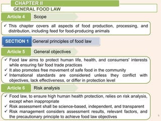 EU Food Safety Standards - Regulation 178 of 2002, Foreign Supplier ...