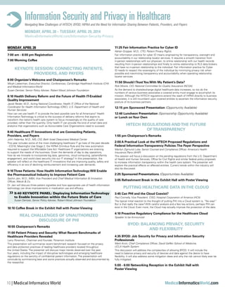 Medical Informatics World 2014 [Full Agenda] | PDF