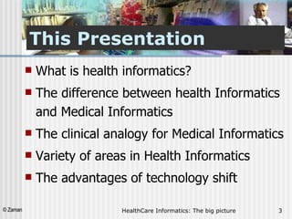 Health Informatics - The Big Picture | PPT