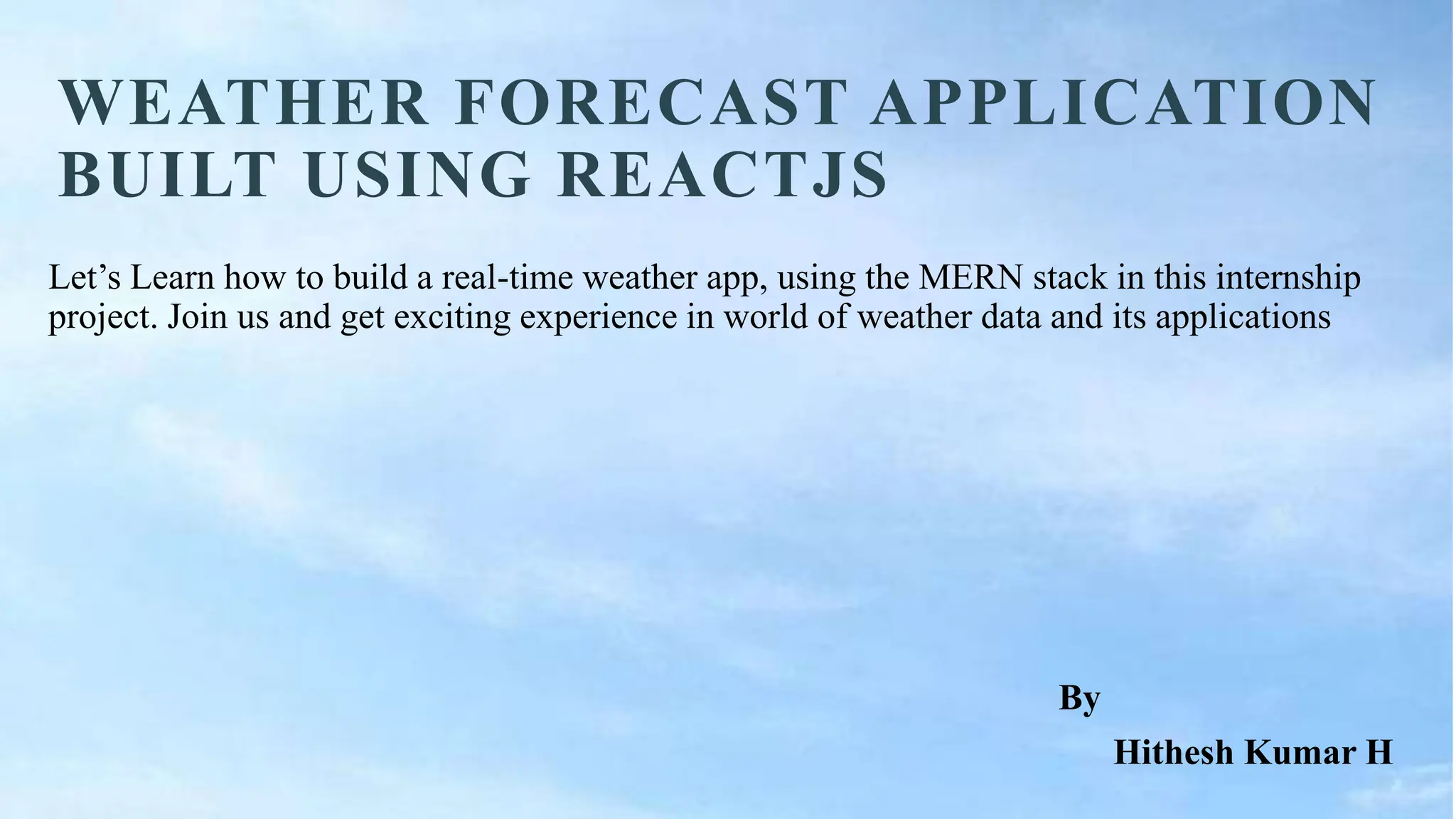 Hithesh223344234 Weather forecASTING ppt.pptx
