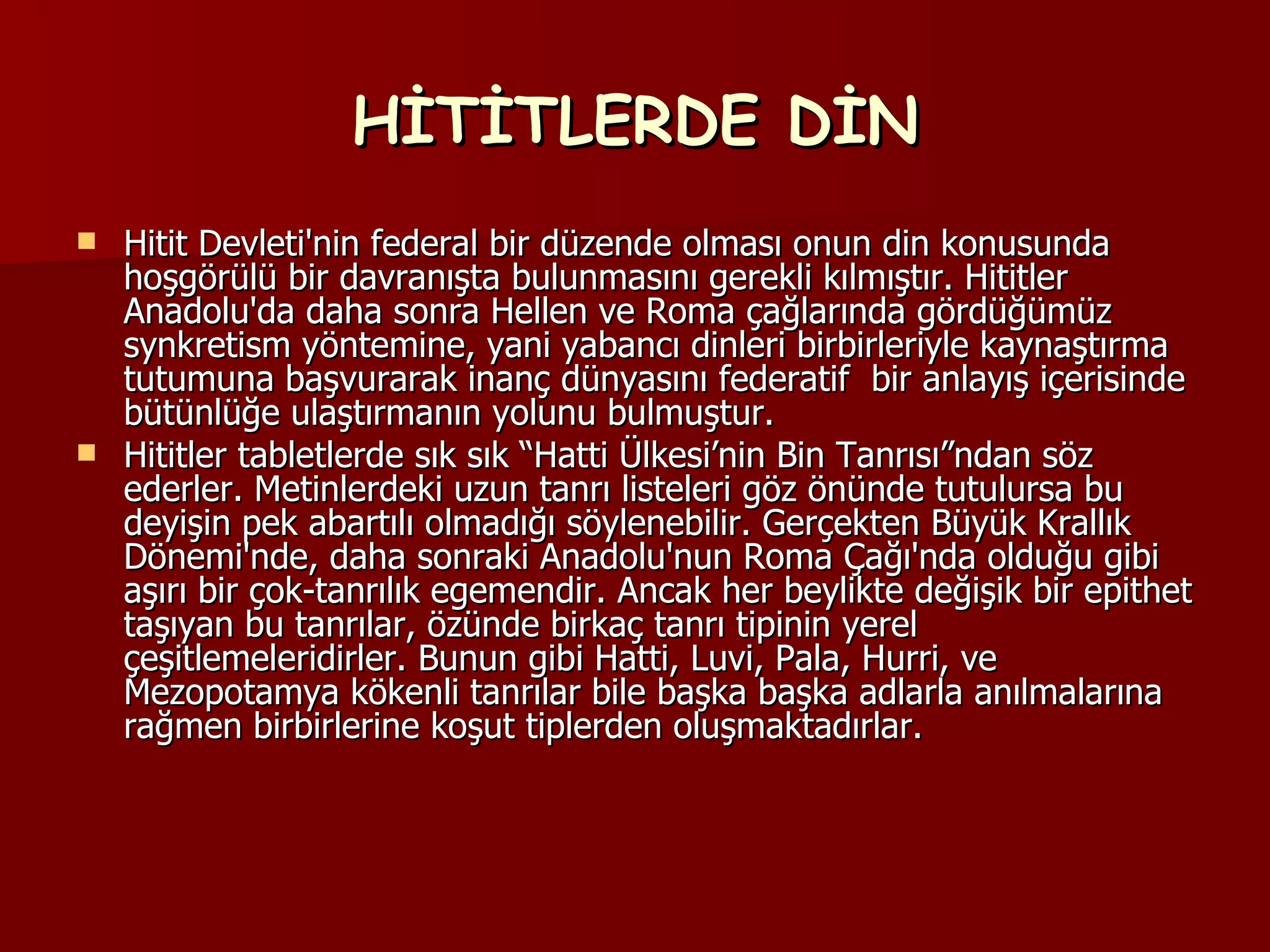 Hititler Ve Dunyanin Yedi Harikasi | PPT
