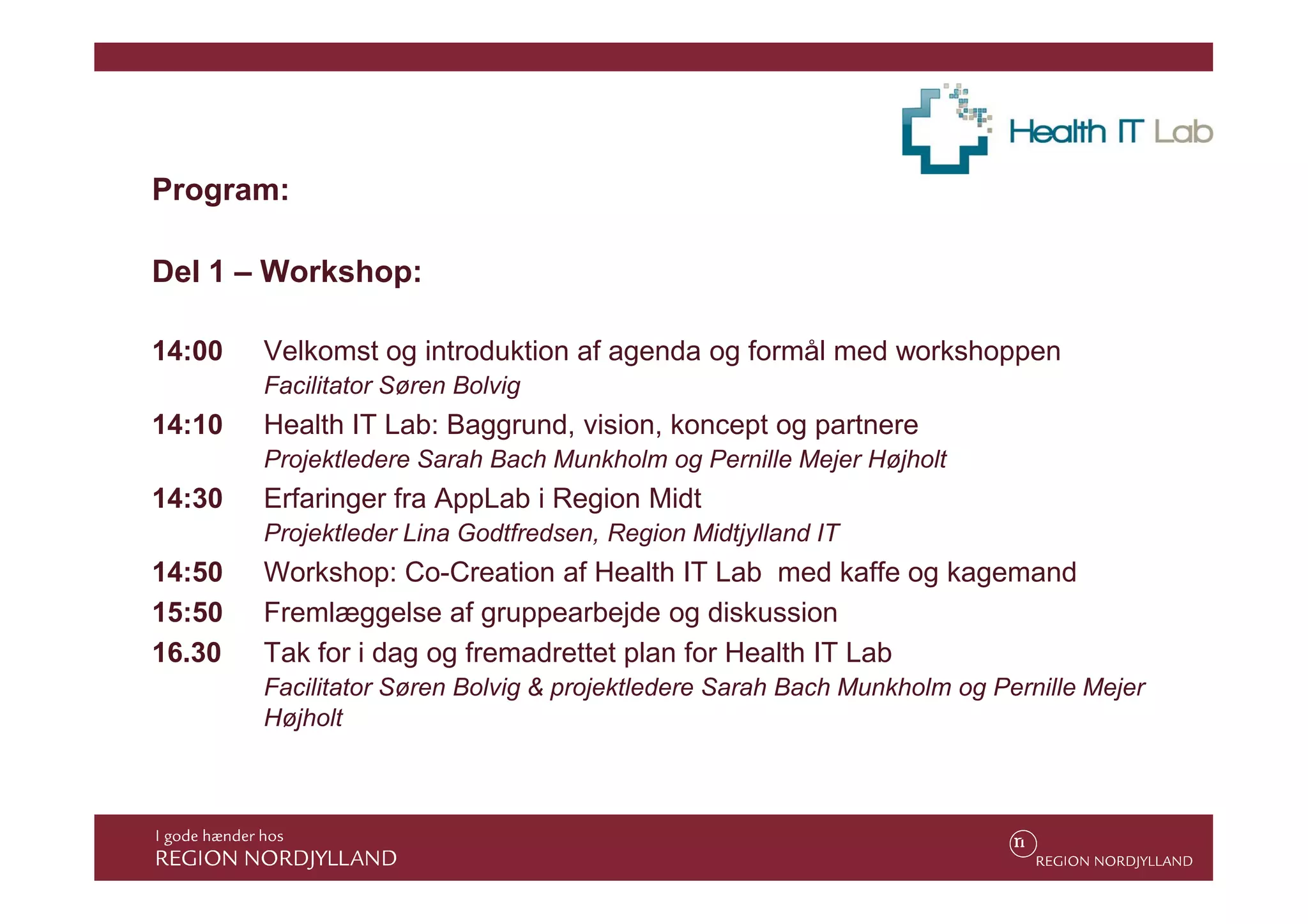 Hit lab konceptbeskrivelse | PDF