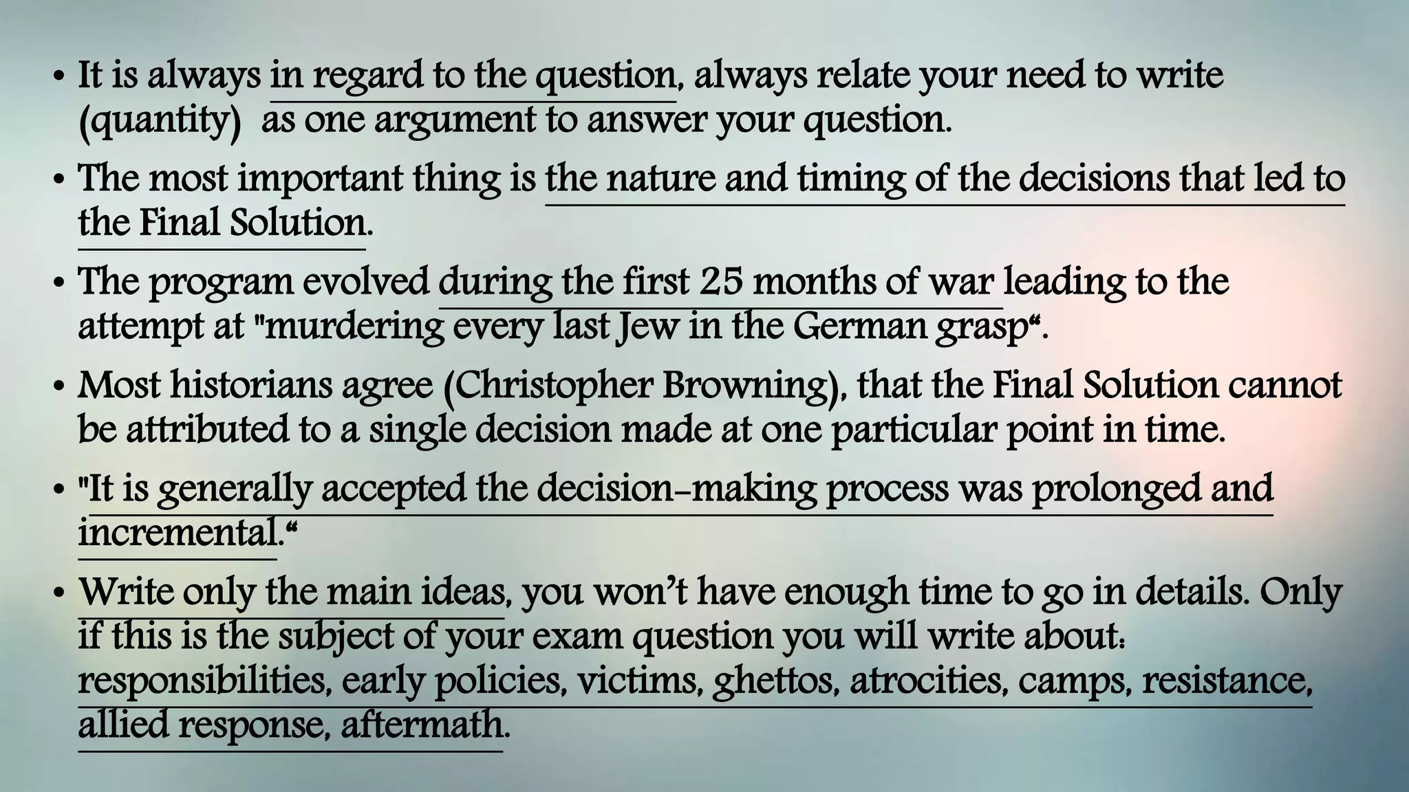 CAMBRIDGE A2 HISTORY: HITLER QUESTIONS AND ANSWERS | PPTX