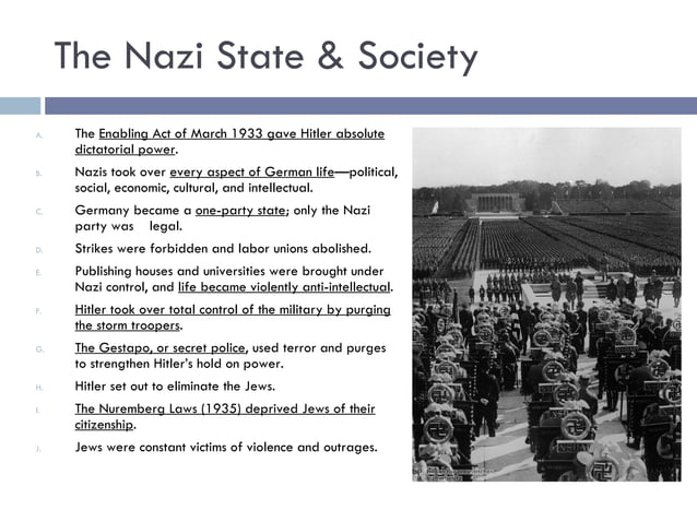 Hitler And Nazism In Germany (1921 1945) | PPT