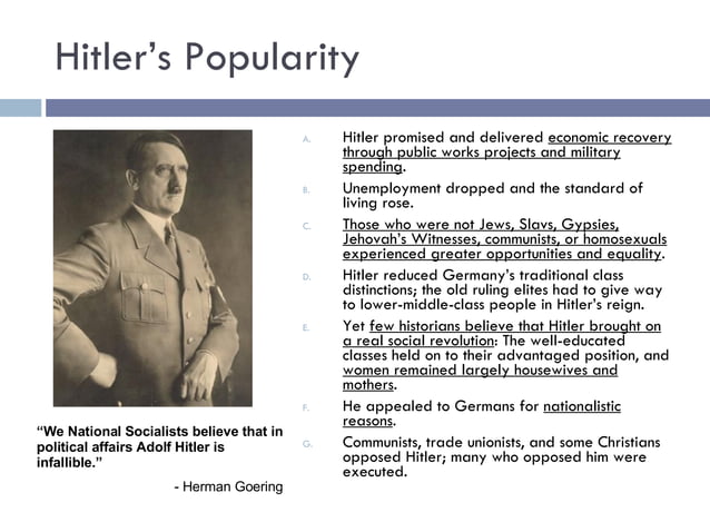 Hitler And Nazism In Germany (1921 1945) | PPT