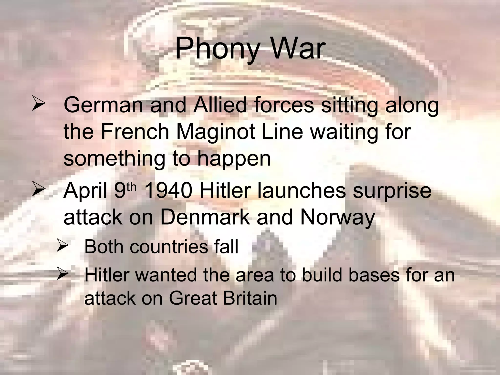 Hitler And The Blitzkrieg | PPT