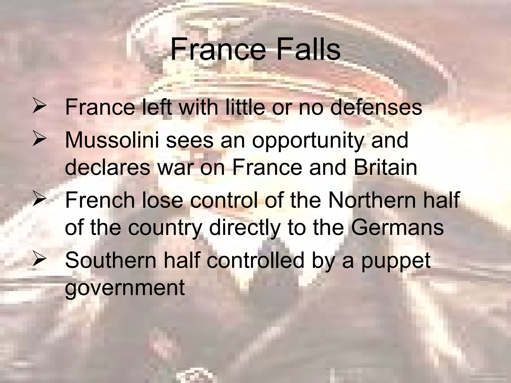 Hitler And The Blitzkrieg | PPT