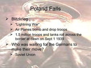 Hitler And The Blitzkrieg | PPT