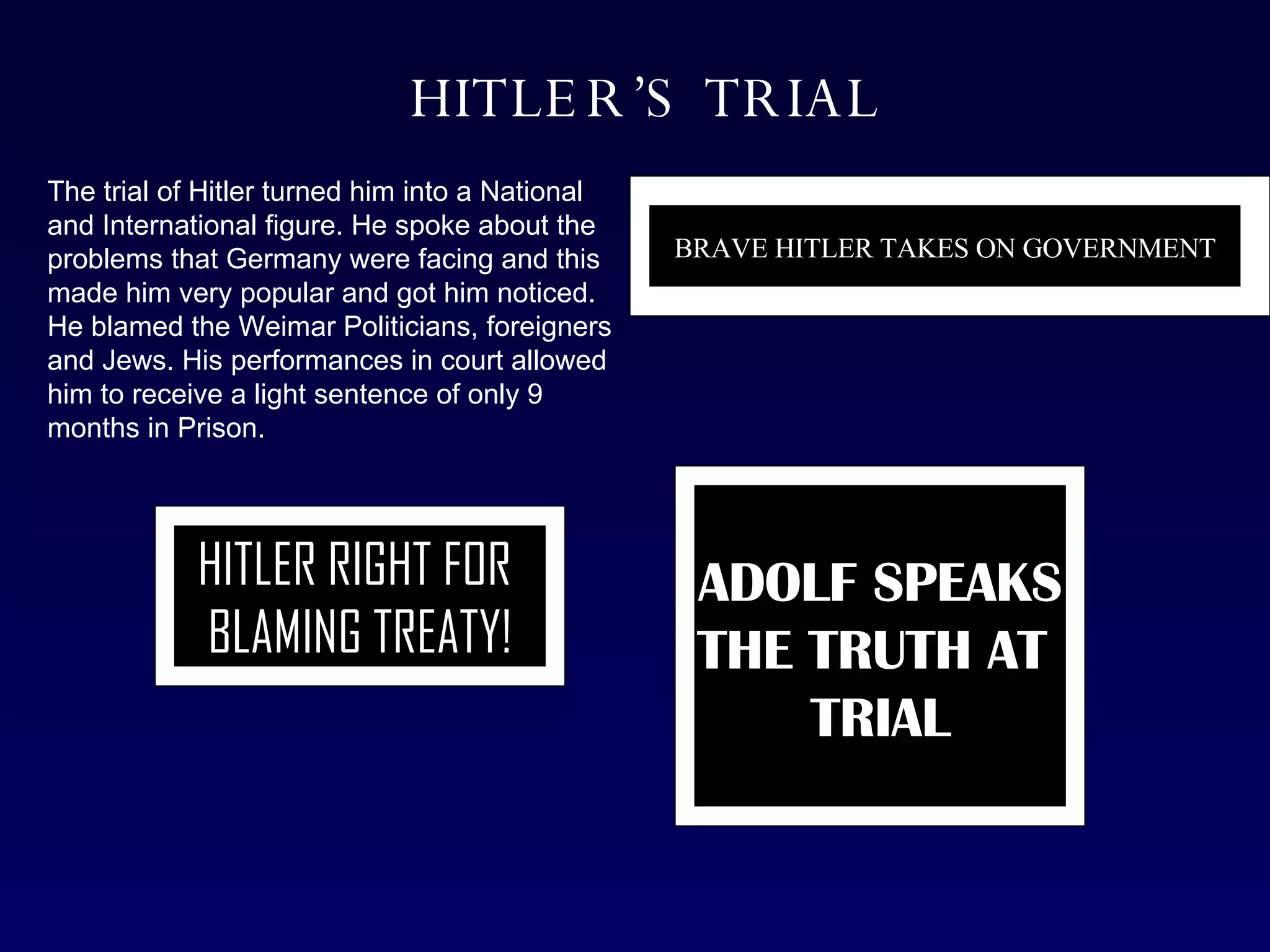 Hitler And The Growth Of The Nazi Party | PPT
