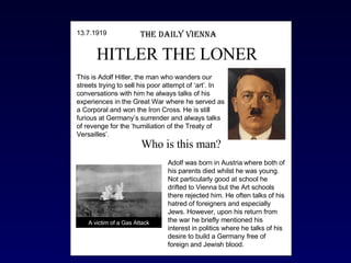 Hitler And The Growth Of The Nazi Party | PPT | Free Download