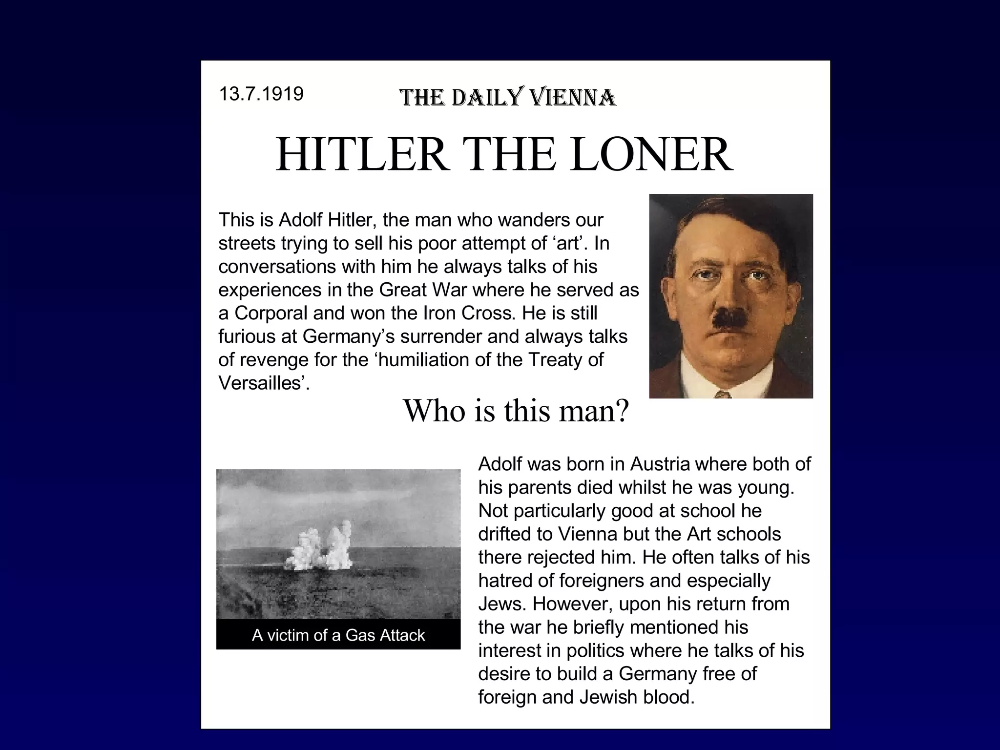 Hitler and the growth of the Nazi party | PPT