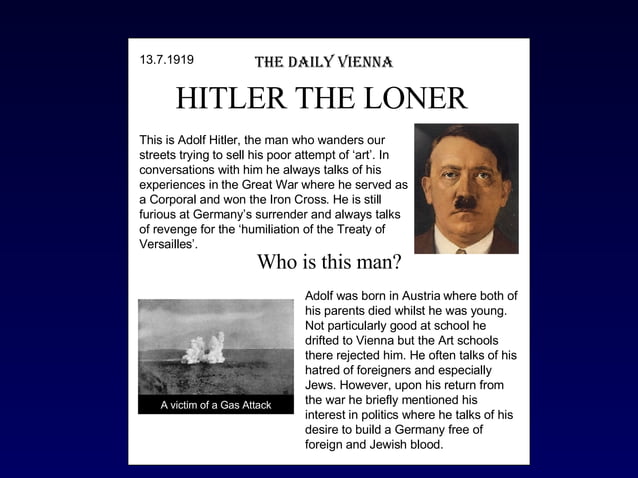 Hitler and the growth of the Nazi party | PPT
