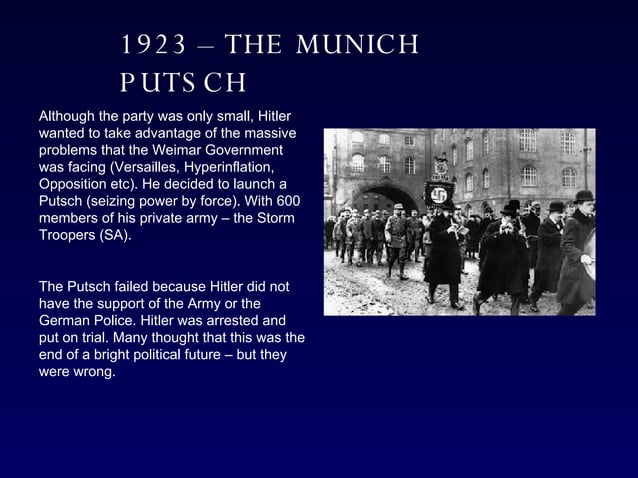 Hitler and the growth of the Nazi party | PPT
