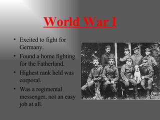 Hitler Early Years | PPT