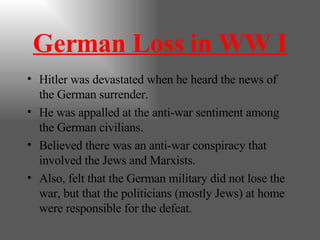 Hitler Early Years | PPT