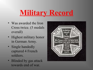 Hitler early years | PPT
