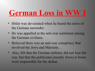 Hitler early years | PPT