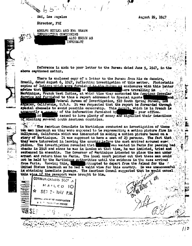 Hitler fbi documents-2 | PDF